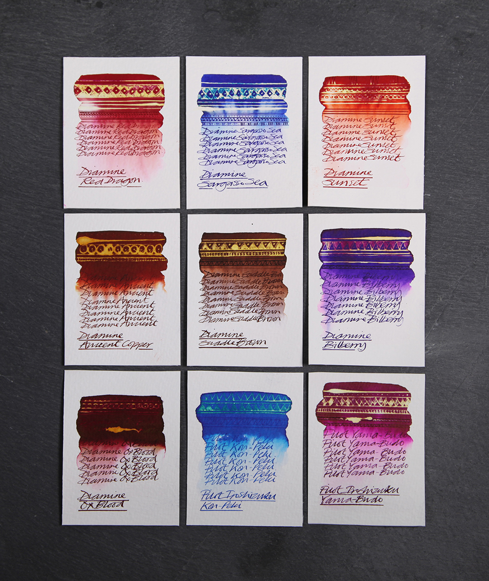 Ink Testing – FOUNTAIN PEN INK ART