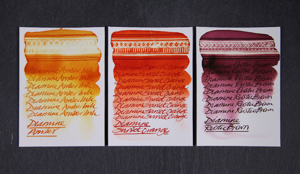 Three More Diamines – FOUNTAIN PEN INK ART