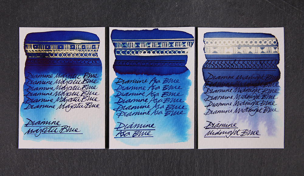 Diamine Blue Inks – FOUNTAIN PEN INK ART