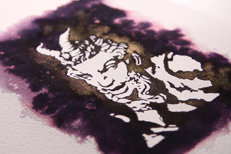 Little Rascal – FOUNTAIN PEN INK ART
