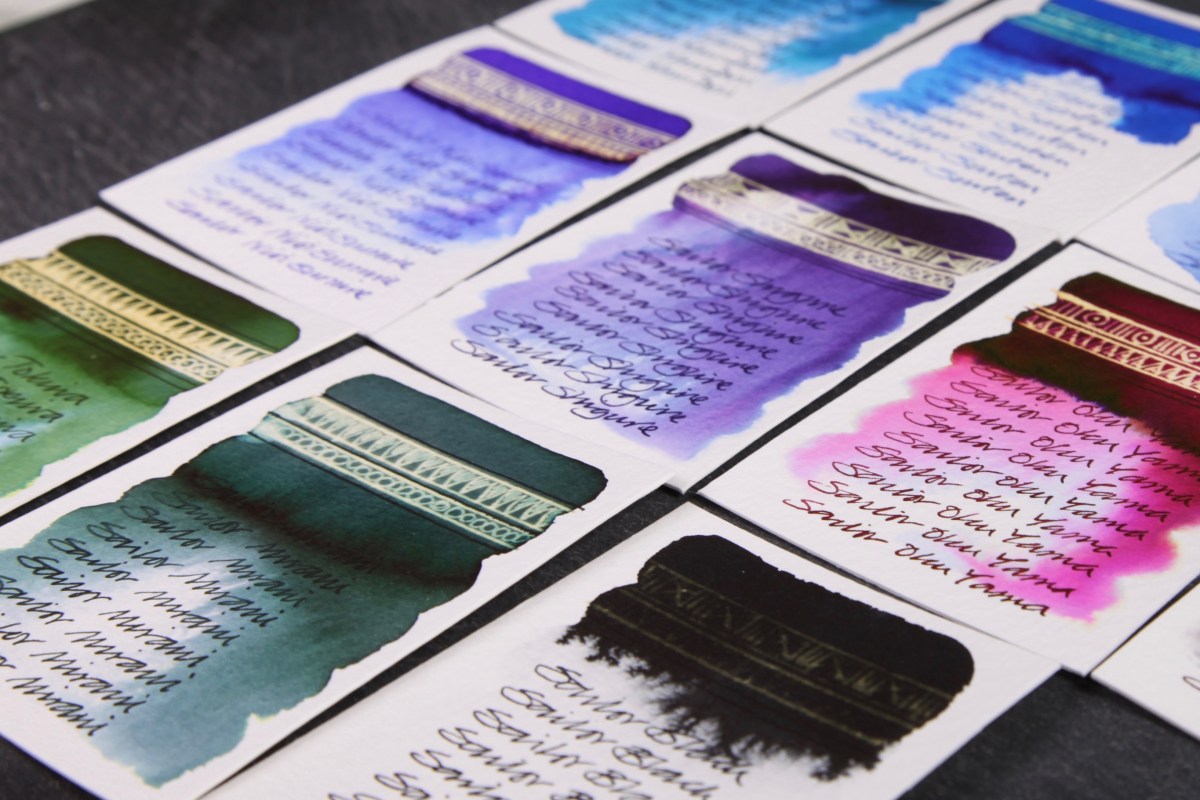 Sailor Inks Review – FOUNTAIN PEN INK ART