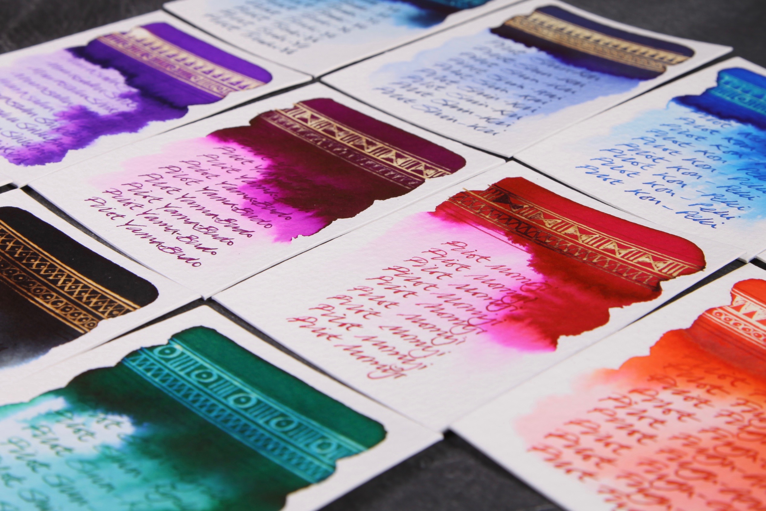 Pilot Inks! Stunning! – FOUNTAIN PEN INK ART