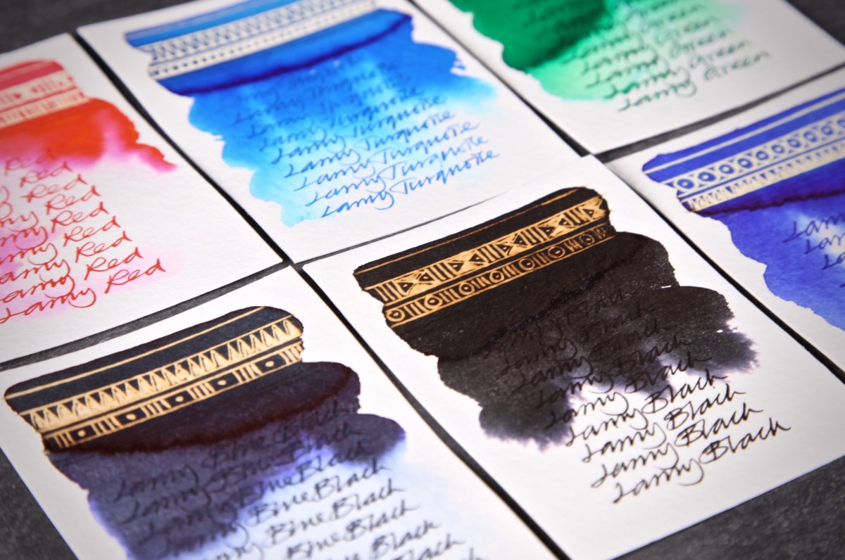 Lamy Inks Review – FOUNTAIN PEN INK ART