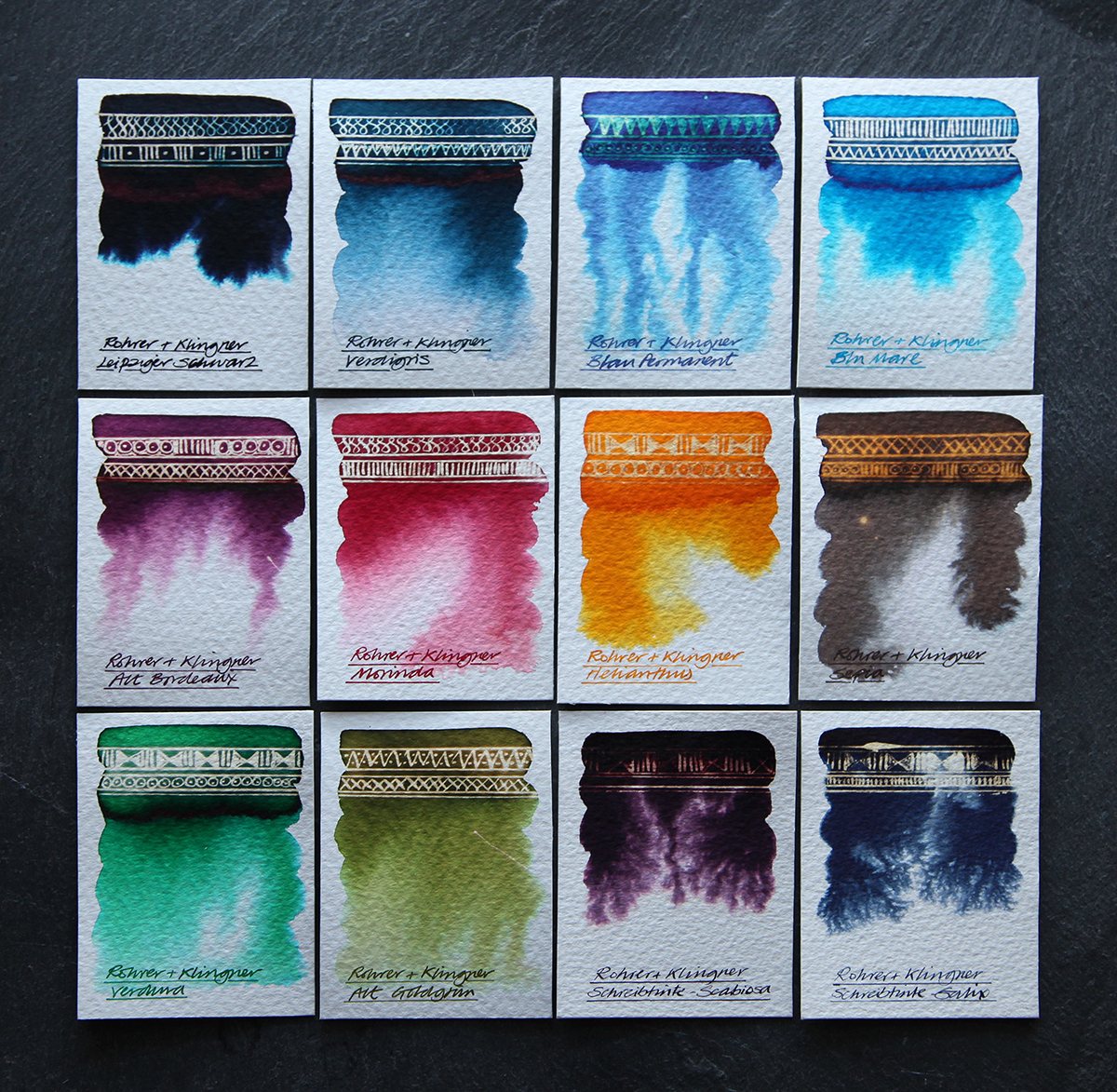 Rohrer and Klingner Ink Review 02 – FOUNTAIN PEN INK ART