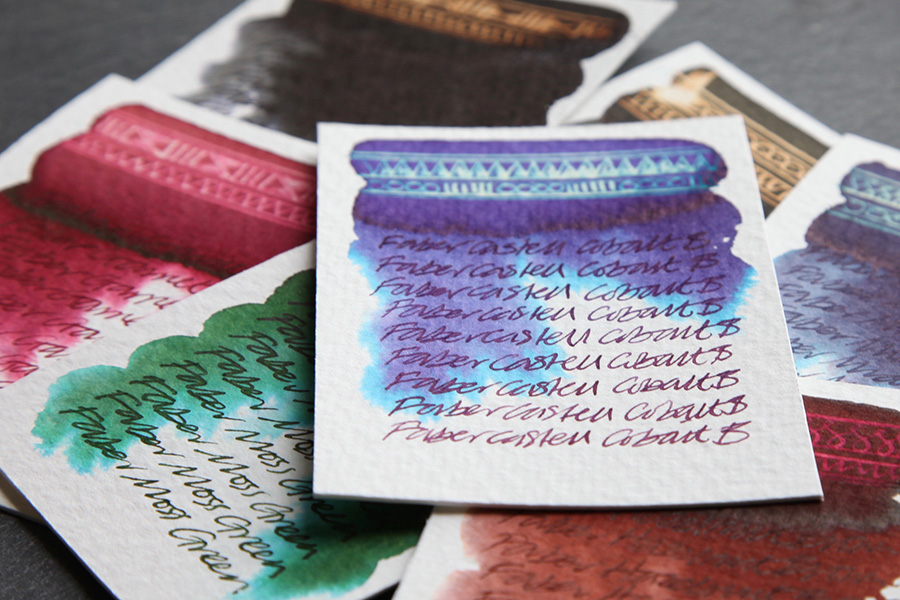 Faber-Castell Inks Test – FOUNTAIN PEN INK ART