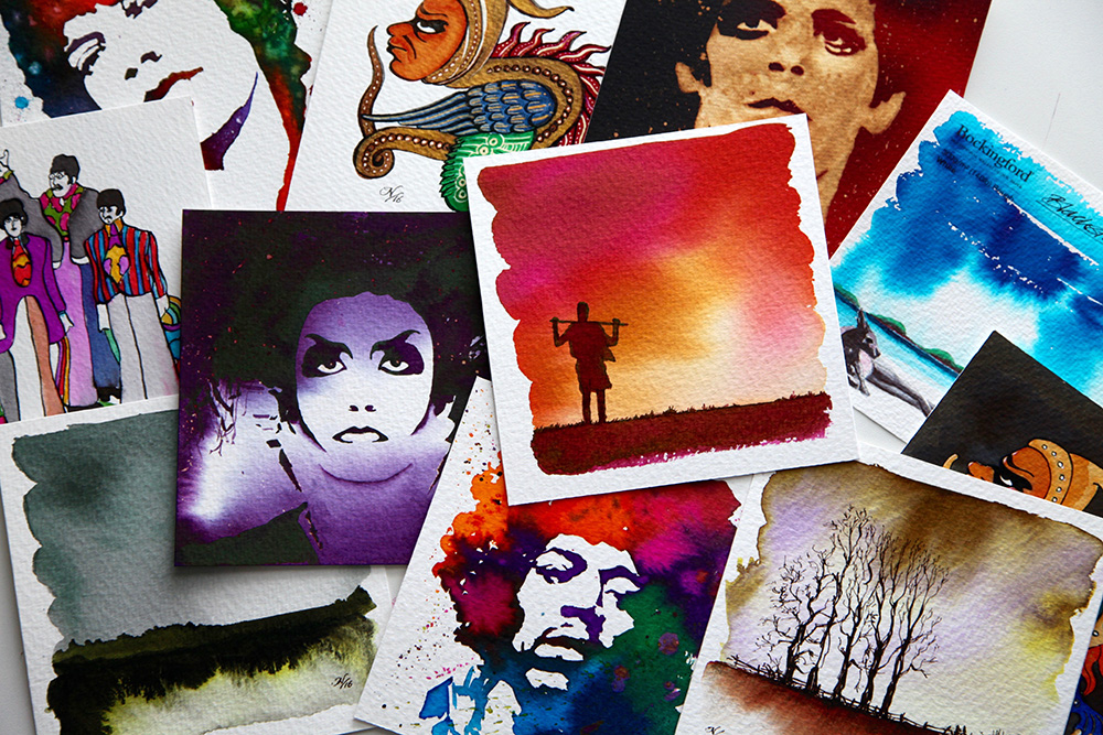 Ink and Bleach Test Art for Sale – FOUNTAIN PEN INK ART