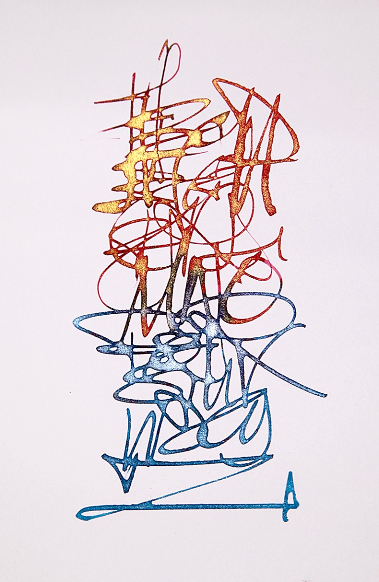 Diamine Shimmer Inks 2016 – Get it on! – FOUNTAIN PEN INK ART