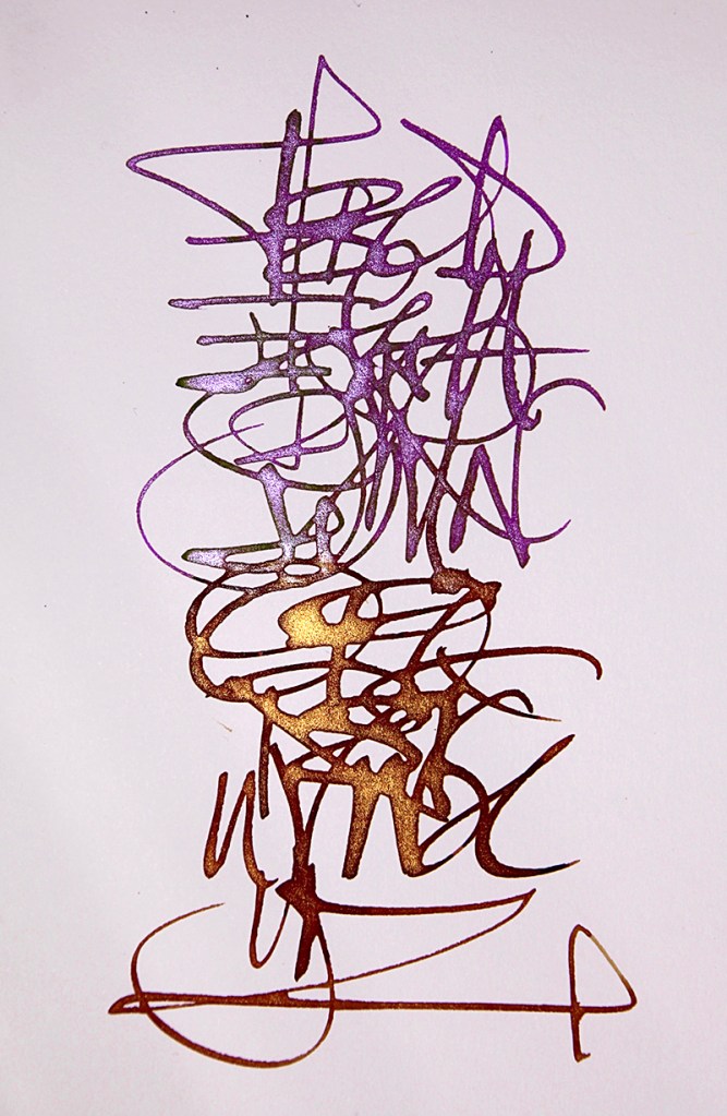 Diamine Shimmer Inks 2016 – Get it on! – FOUNTAIN PEN INK ART