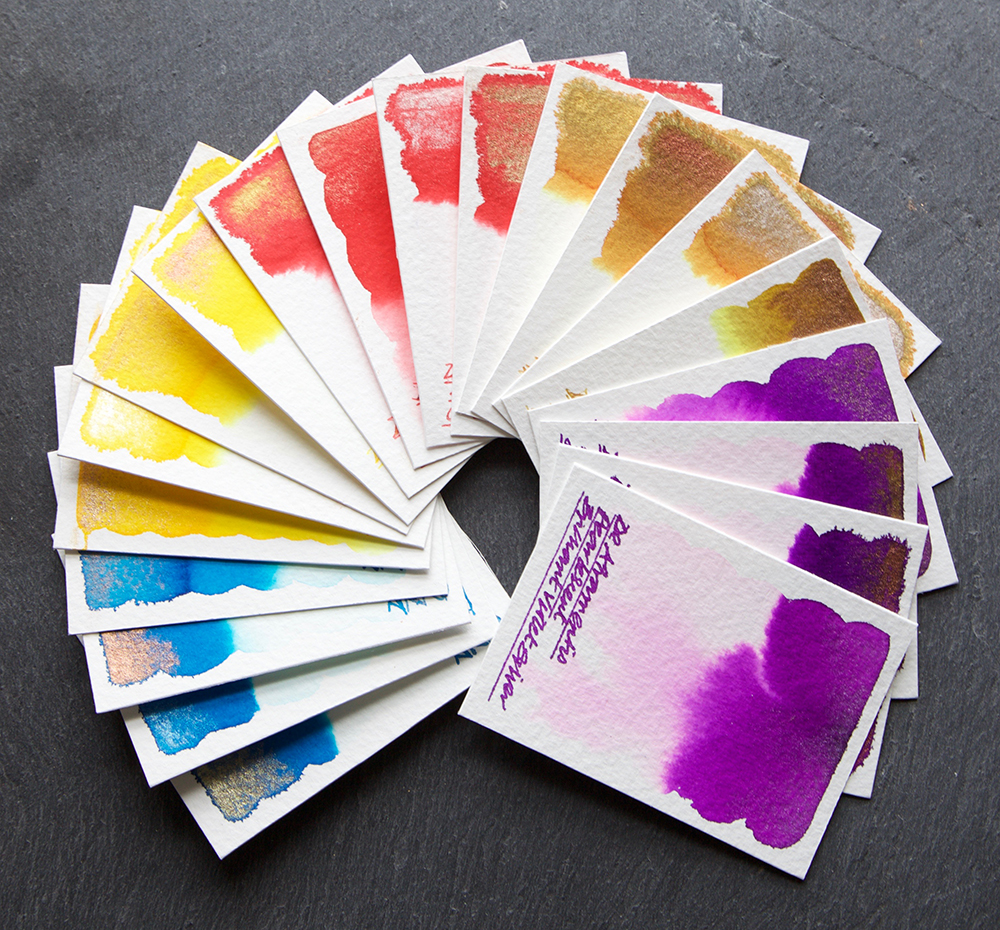 De Atramentis Pearlescent Inks – FOUNTAIN PEN INK ART