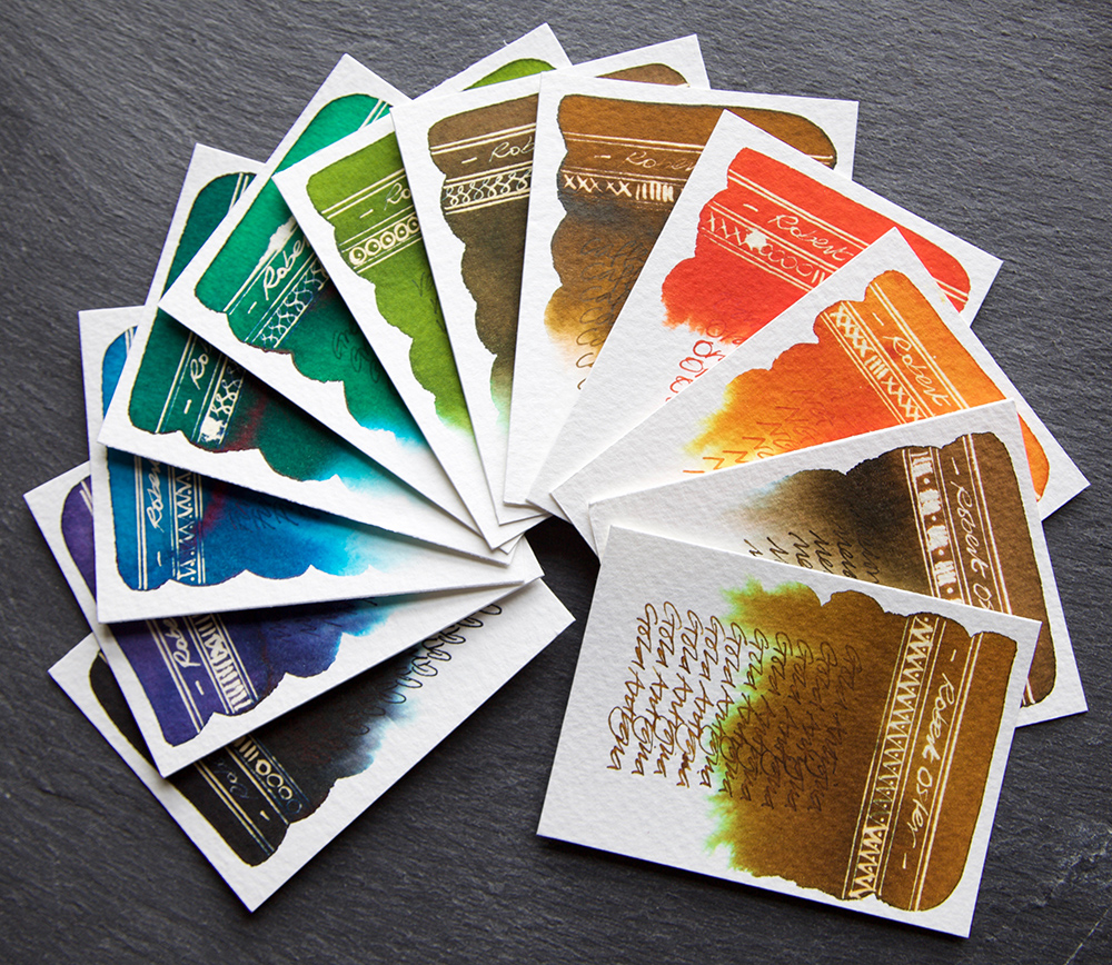 Robert Oster Signature Inks – Visually Stunning! – FOUNTAIN PEN INK ART