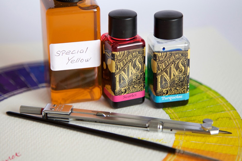 Diamine Fountain Pen Ink Colour Wheel – FOUNTAIN PEN INK ART