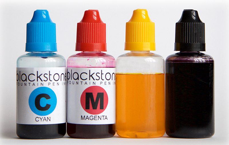 Blackstone Ink CMYK Kit – FOUNTAIN PEN INK ART
