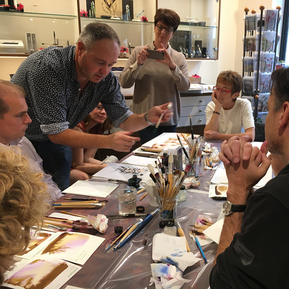 Fountain Pen Ink and Bleach Workshop at Sakura Fountain Pen Gallery ...