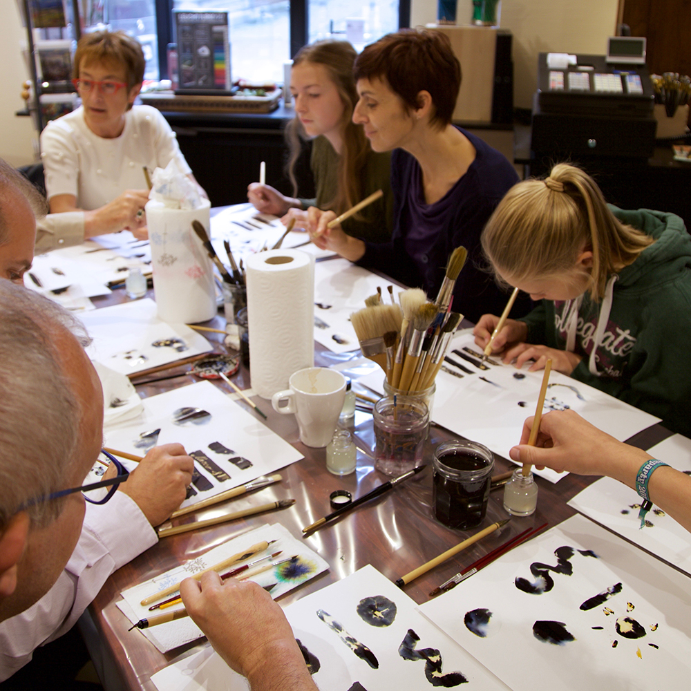 Fountain Pen Ink and Bleach Workshop at Sakura Fountain Pen Gallery ...