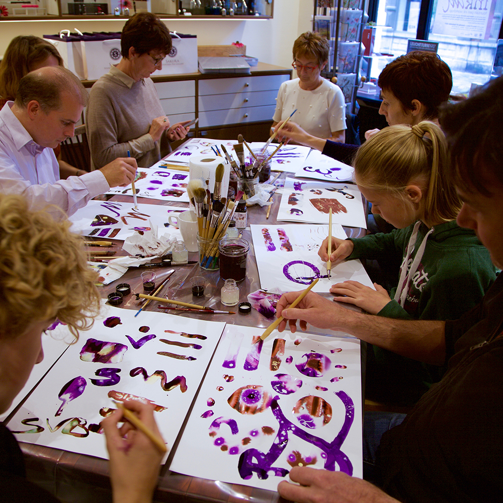 Fountain Pen Ink and Bleach Workshop at Sakura Fountain Pen Gallery ...