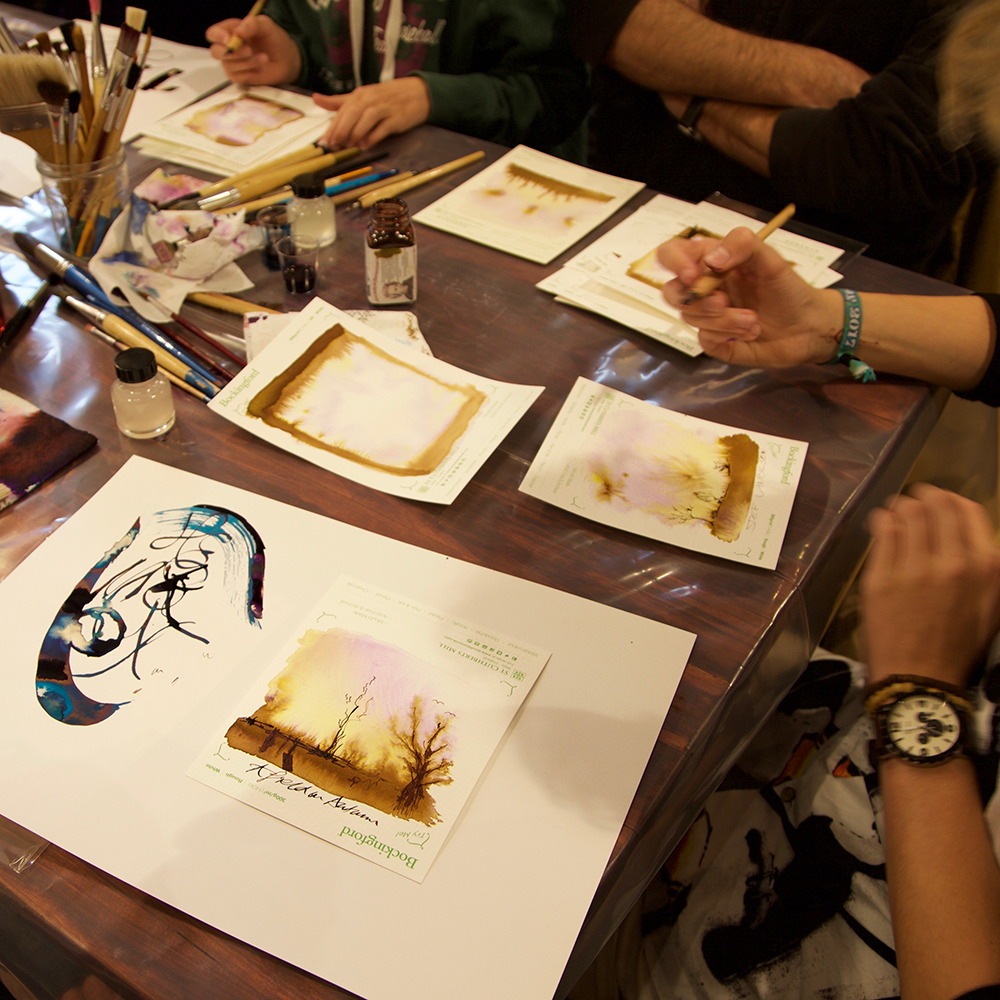 Fountain Pen Ink and Bleach Workshop at Sakura Fountain Pen Gallery ...