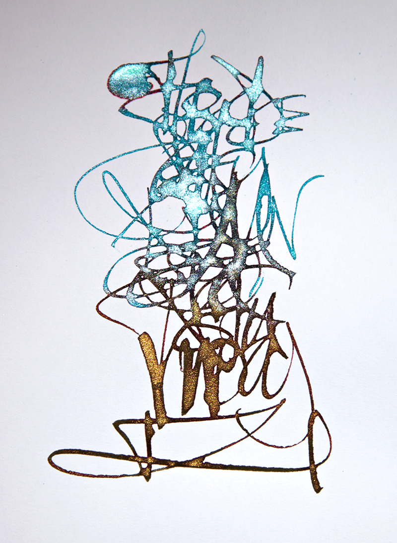 Diamine Shimmer Inks 2017 – FOUNTAIN PEN INK ART