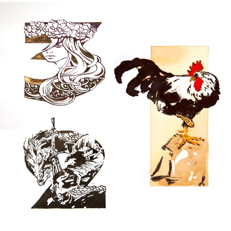 Inktober 2017. Are fountain pen inks an art medium? Days 9-31 ...