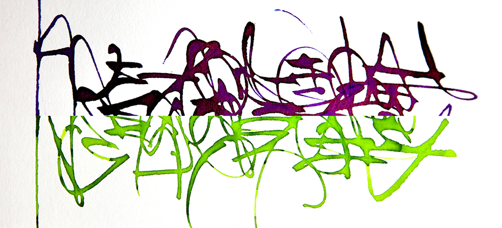 Diamine Calligraphy Passion – FOUNTAIN PEN INK ART