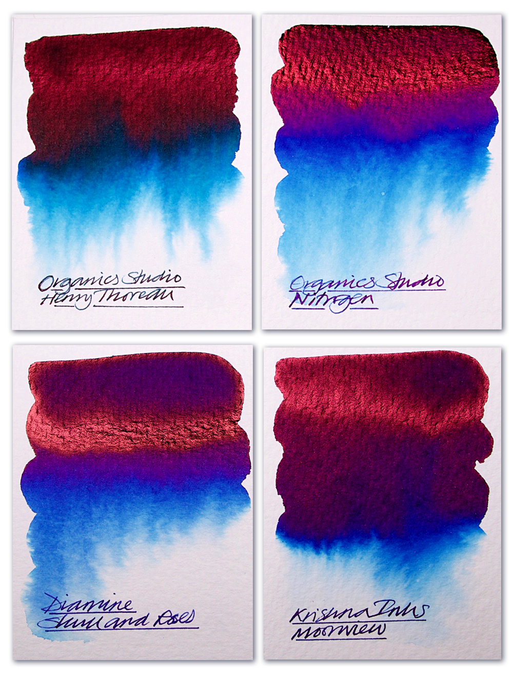 Sheen shoot-out! – FOUNTAIN PEN INK ART