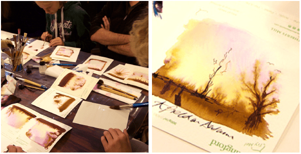 WORKSHOPS – FOUNTAIN PEN INK ART