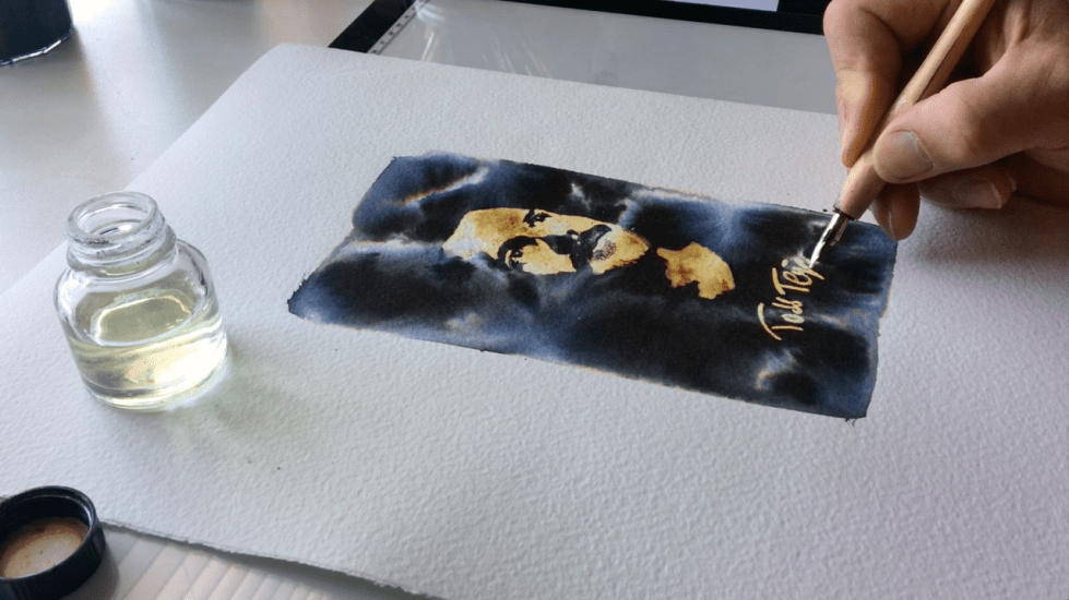 QUINK & BLEACH – FOUNTAIN PEN INK ART