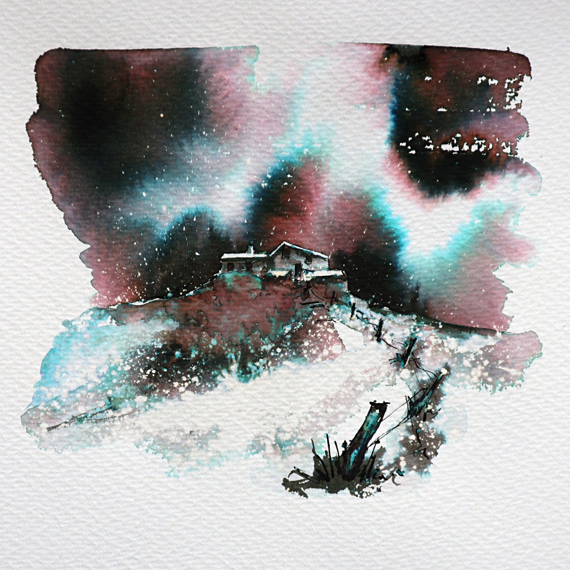 TECHNIQUES – FOUNTAIN PEN INK ART