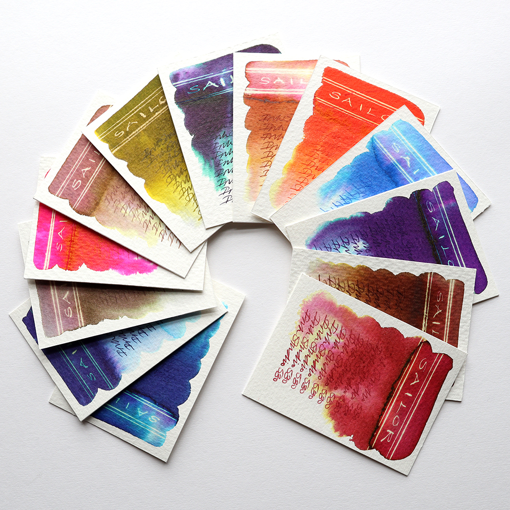 Sailor Ink Studio Swatch Tests coming soon! – FOUNTAIN PEN INK ART