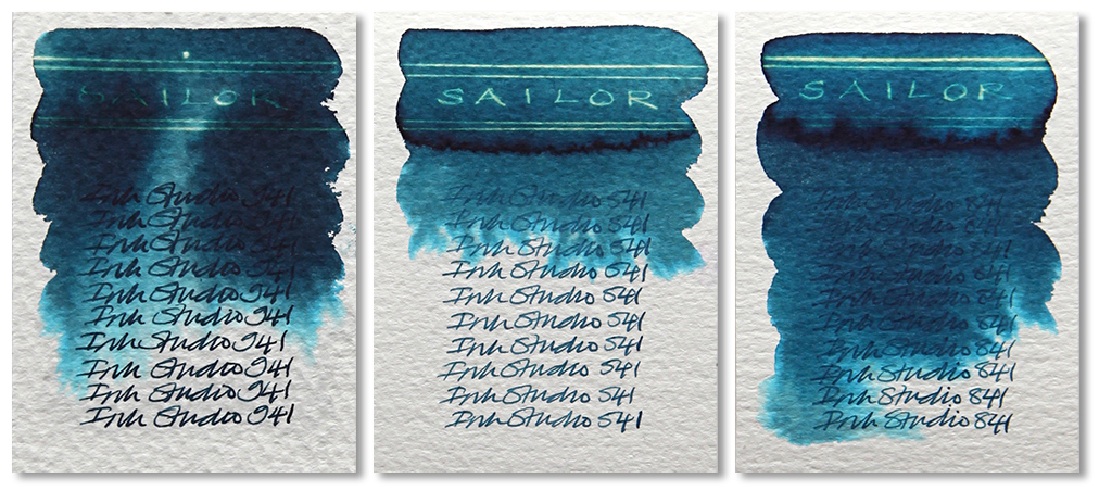 Sailor Ink Studio Swatch Tests – Part 03 – The Blues Part 01 – FOUNTAIN ...