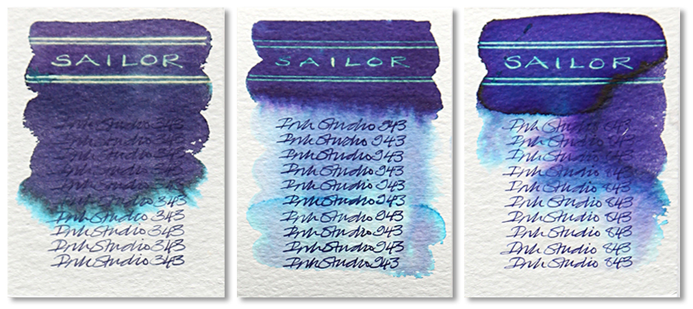 Sailor Ink Studio Swatch Tests – Part 04 – The Blues Part 02 – FOUNTAIN ...