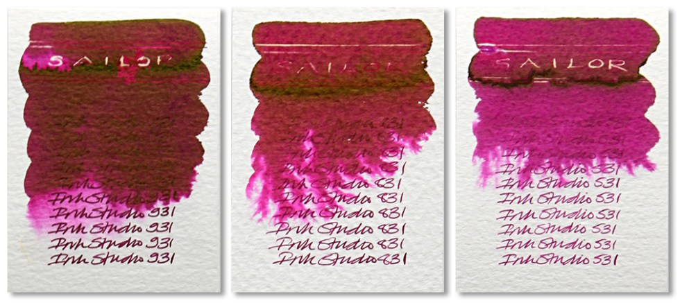 Sailor Ink Studio Swatch Tests – Part 06 – The Pinks Part 01 – FOUNTAIN ...