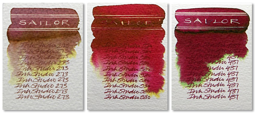 Sailor Ink Studio Swatch Tests – Part 07 – The Pinky Browns – FOUNTAIN ...