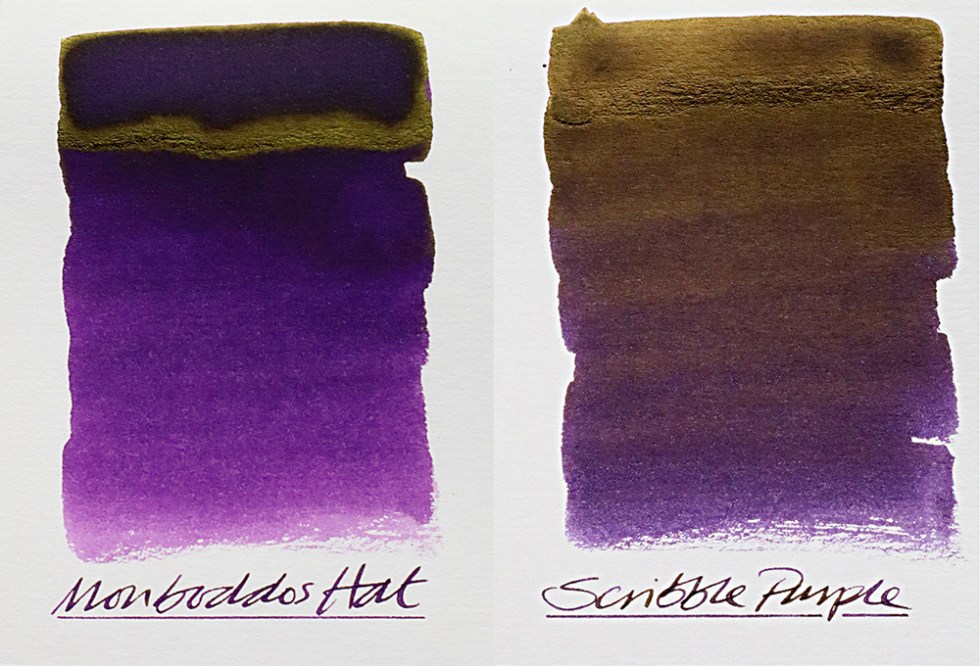 FPUK Monboddo’s Hat and Scribble Purple Review – FOUNTAIN PEN INK ART