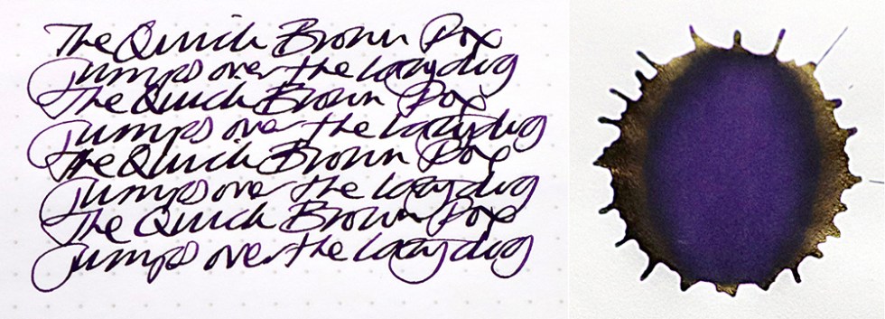FPUK Monboddo’s Hat and Scribble Purple Review – FOUNTAIN PEN INK ART