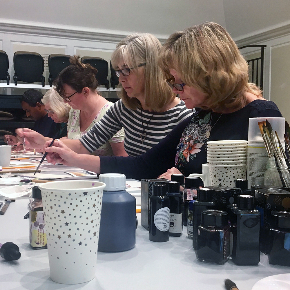 Inktober Illustration Top Tips Workshop – FOUNTAIN PEN INK ART