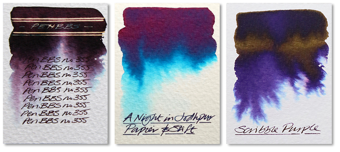 My top 12 inks of 2019 – The Year Purple! – FOUNTAIN PEN INK ART