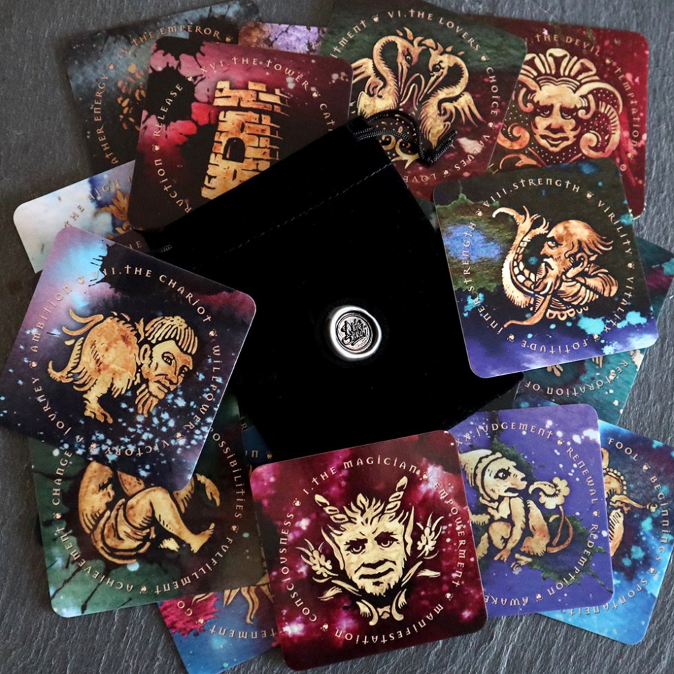 An Ink Swatch Tarot Deck – FOUNTAIN PEN INK ART