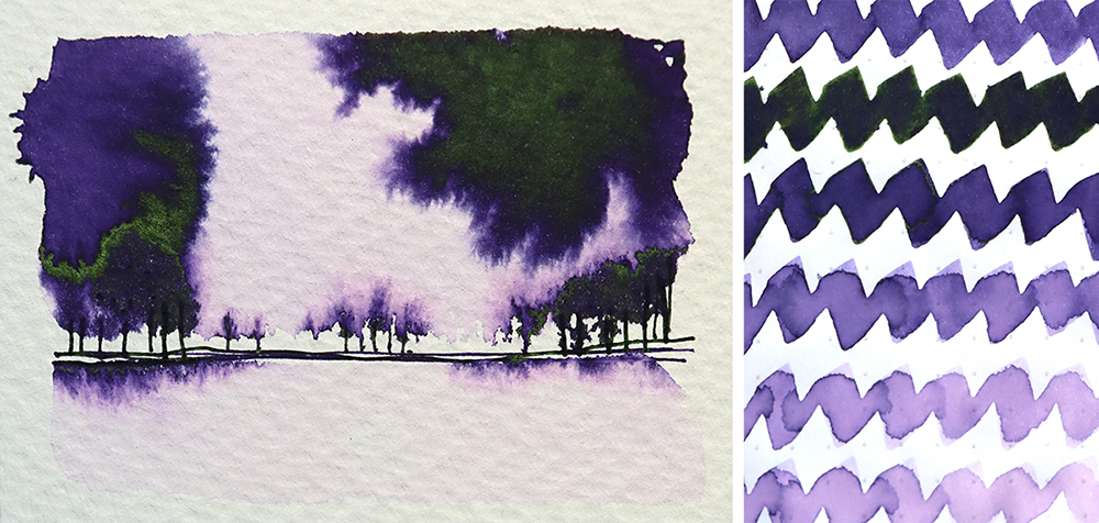Vinta Inks – Bodabil (Harlequin 1920) – FOUNTAIN PEN INK ART