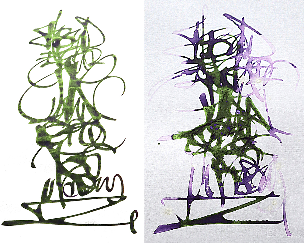 Vinta Inks – Bodabil (Harlequin 1920) – FOUNTAIN PEN INK ART