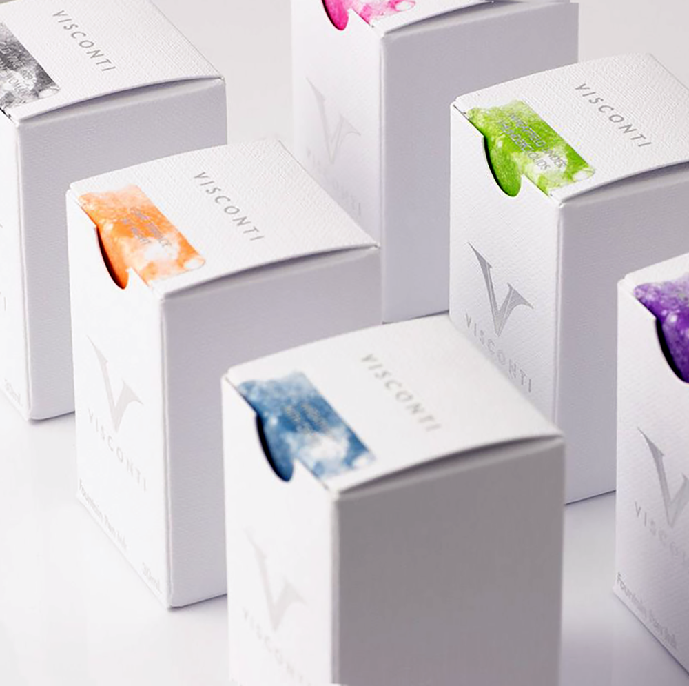 Visconti Van Gogh Inks swatch tests – FOUNTAIN PEN INK ART