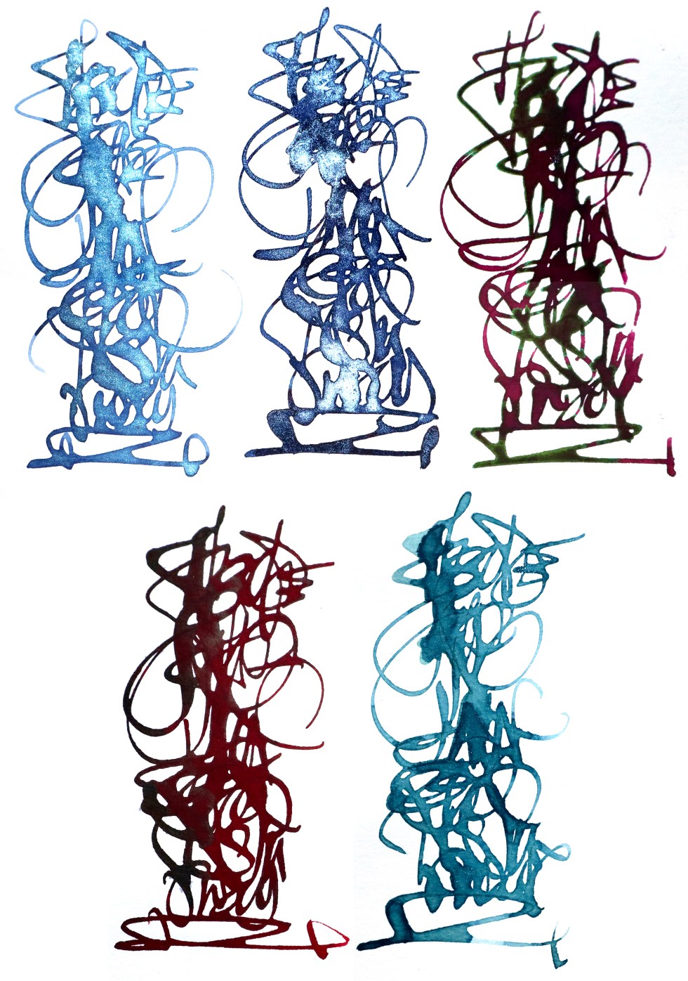 Wearingeul swatch tests – FOUNTAIN PEN INK ART