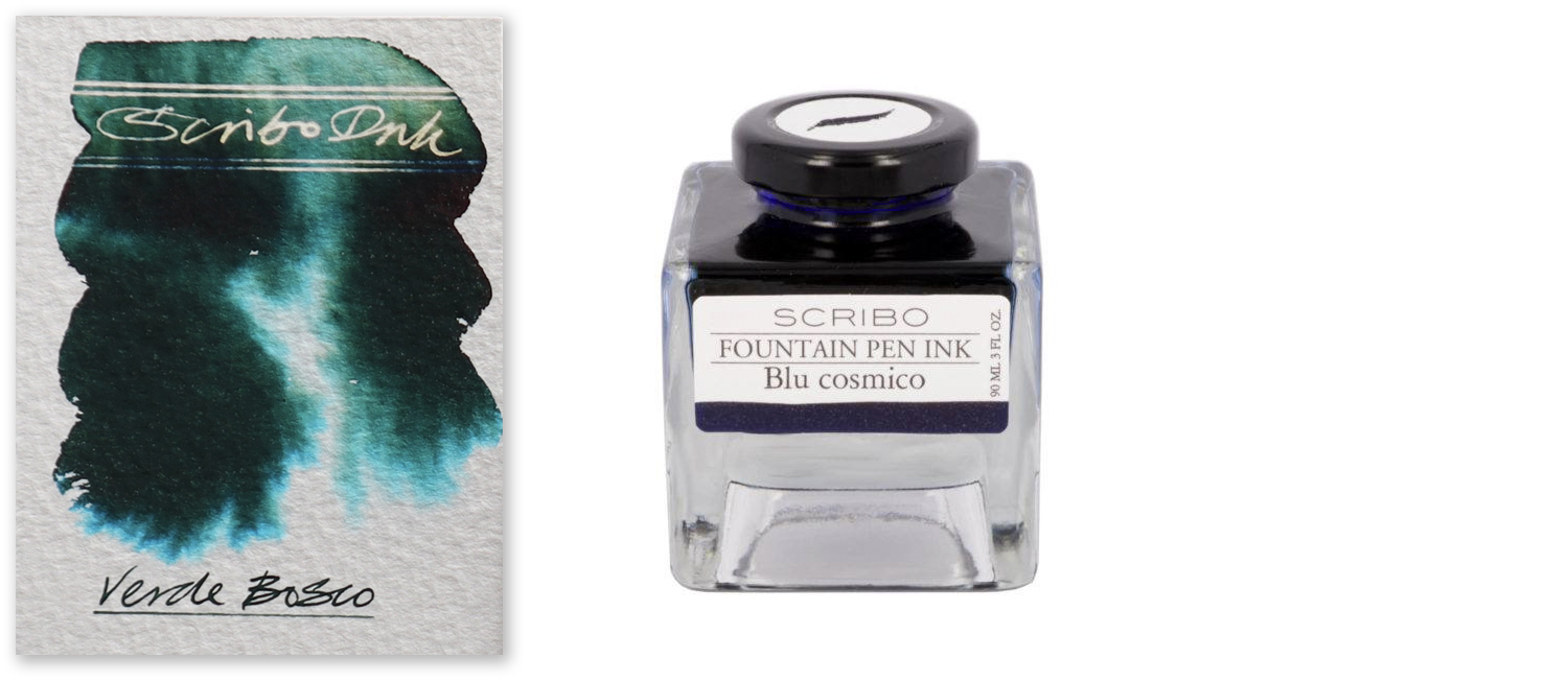 Scribo Inks swatch tests – FOUNTAIN PEN INK ART