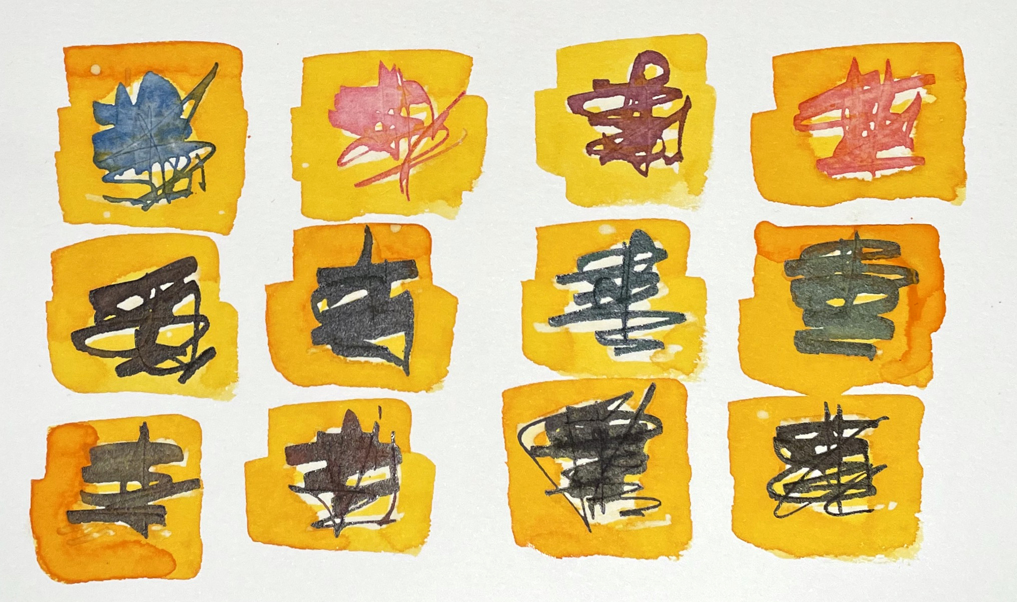 Kakimori Pigment Inks review – FOUNTAIN PEN INK ART
