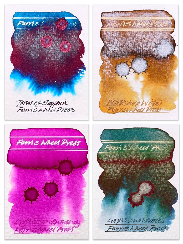 Ferris Wheel Press November-January Inks – FOUNTAIN PEN INK ART
