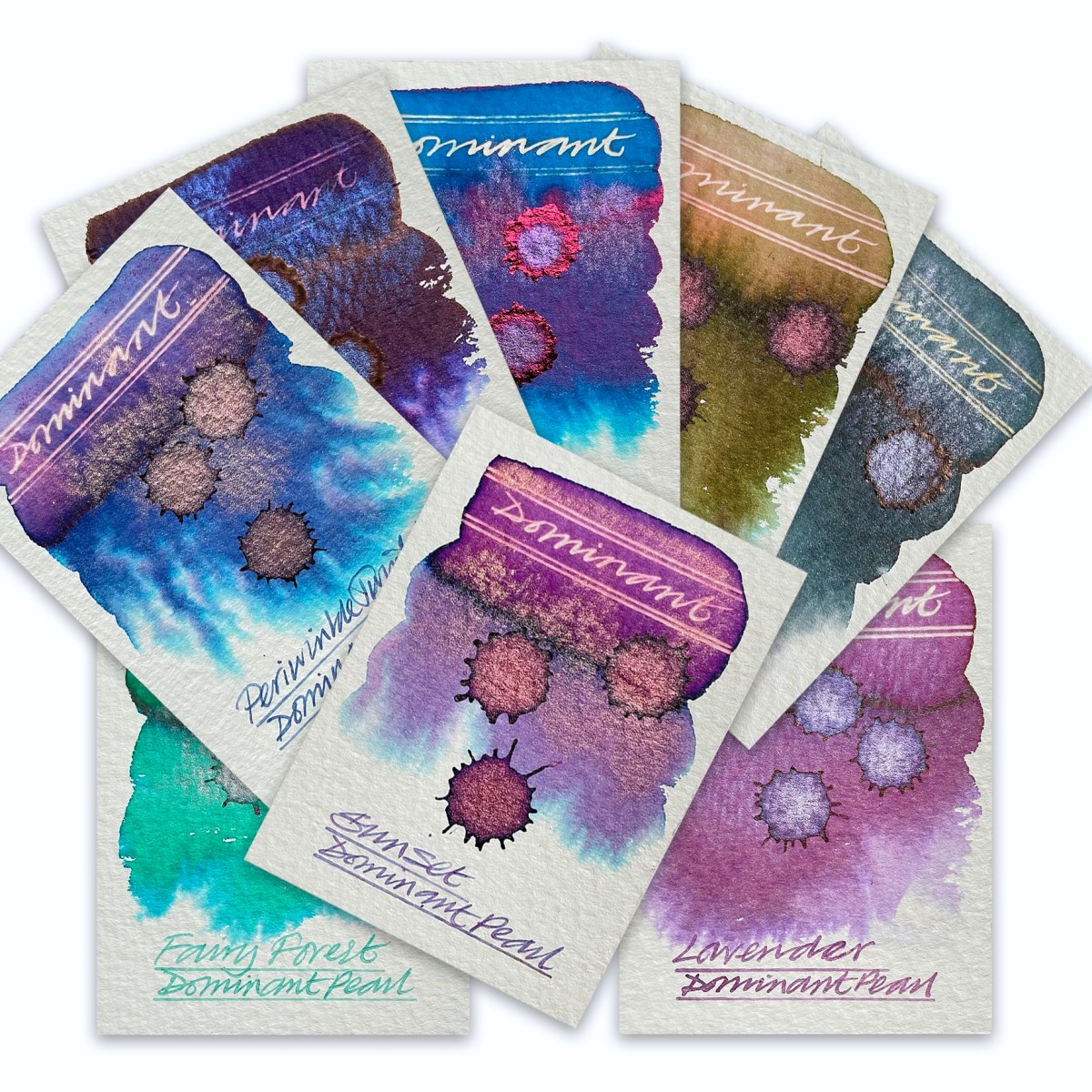Dominant Industry Pearl SWATCH TESTS – FOUNTAIN PEN INK ART
