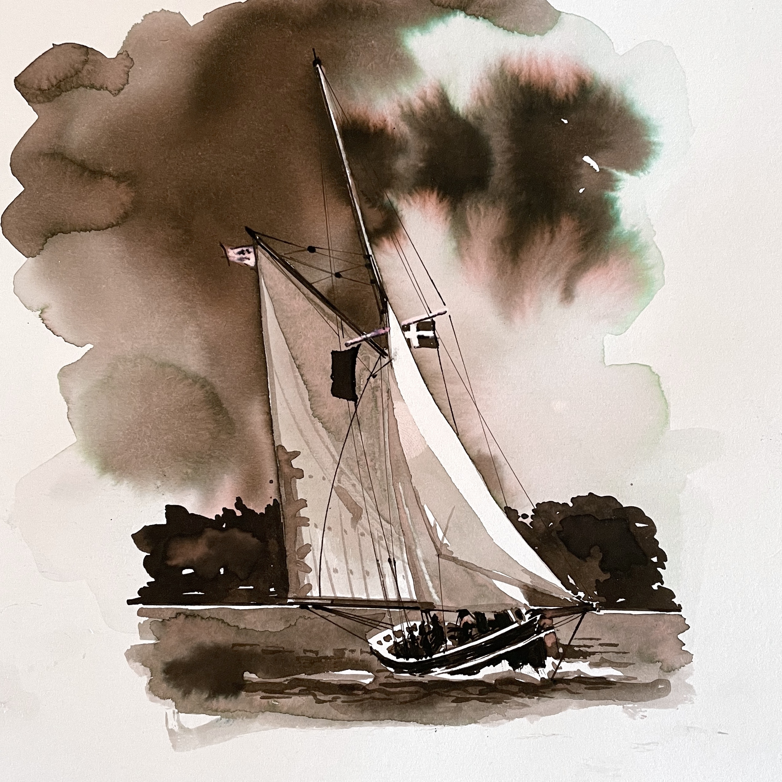 CLASSIC BOATOBER – INKTOBER 2023 Review – FOUNTAIN PEN INK ART