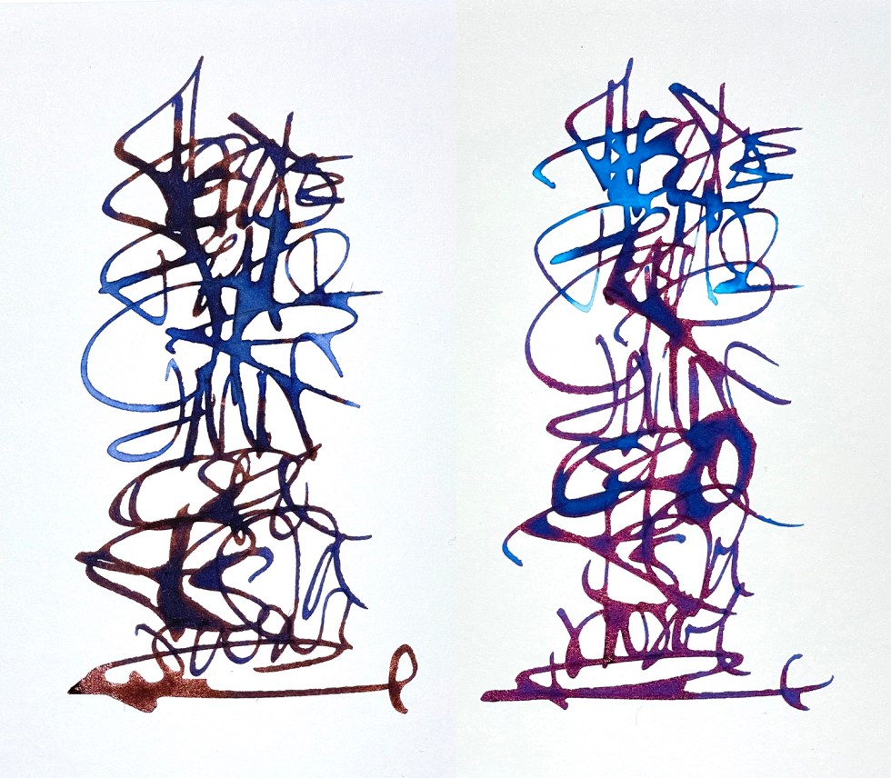 Octopus Fluids Sheening Inks Review – FOUNTAIN PEN INK ART