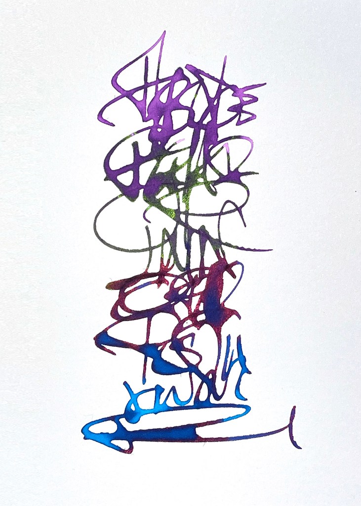 Octopus Fluids Sheening Inks Review – FOUNTAIN PEN INK ART