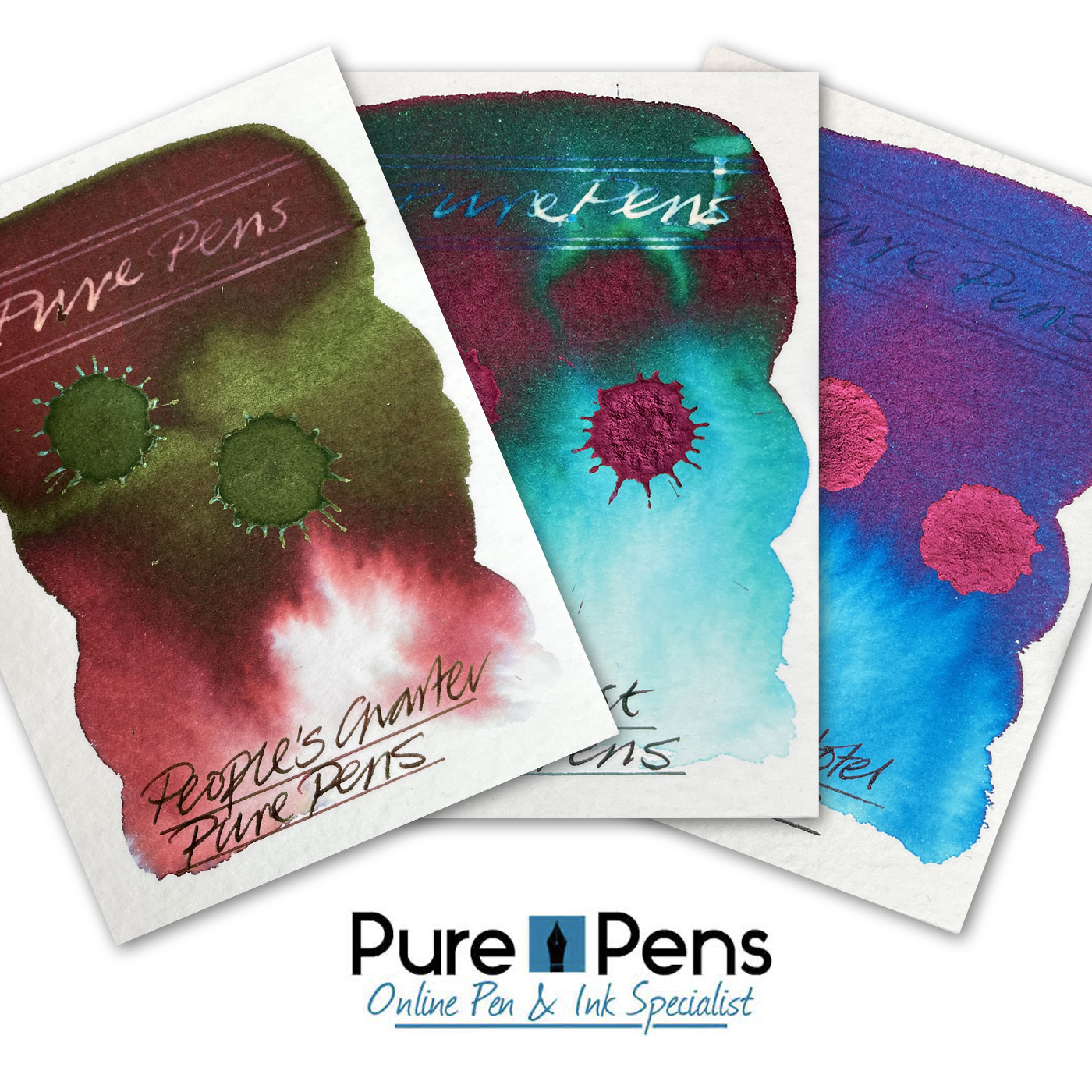 FOUNTAIN PEN INK ART – Experimenting with fountain pen ink to further ...