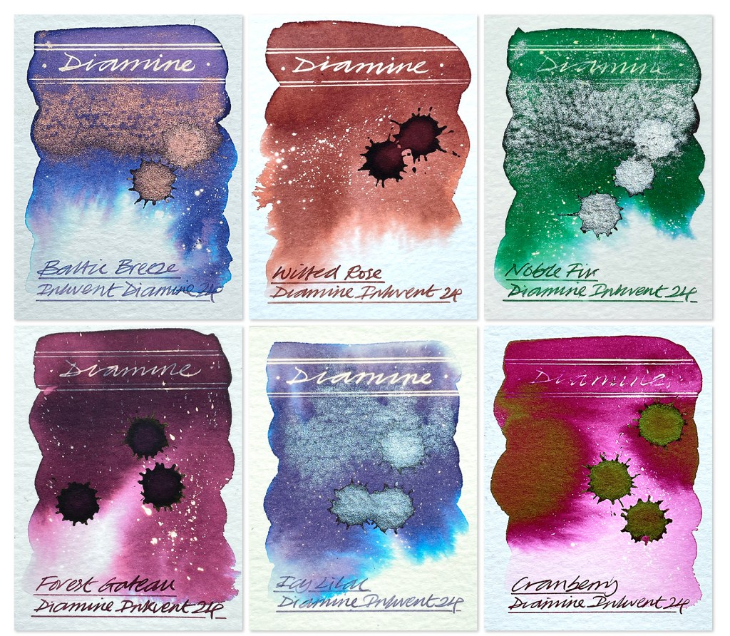 A Brief Review of the Diamine Inkvent Calendar 2024 – FOUNTAIN PEN INK ART